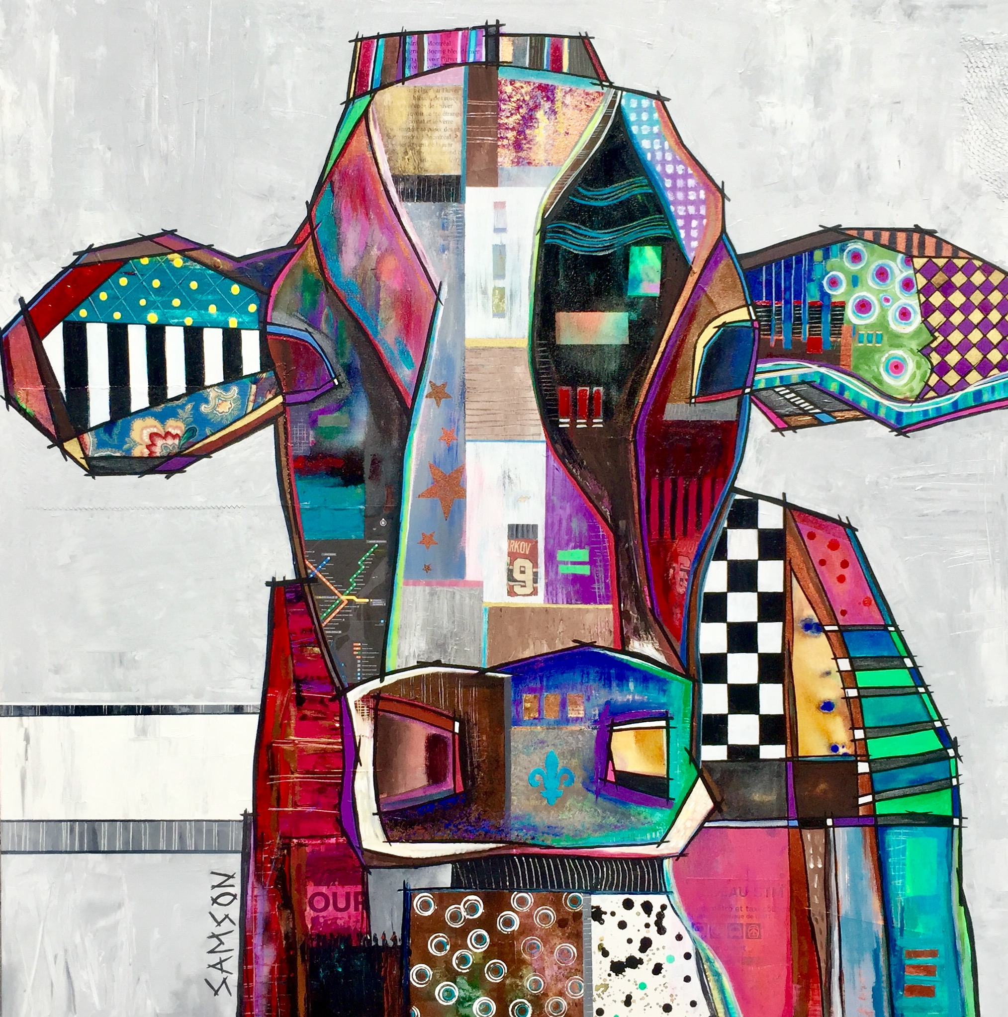 ah la vache marc samson artiste | SAMSON ARTISTE